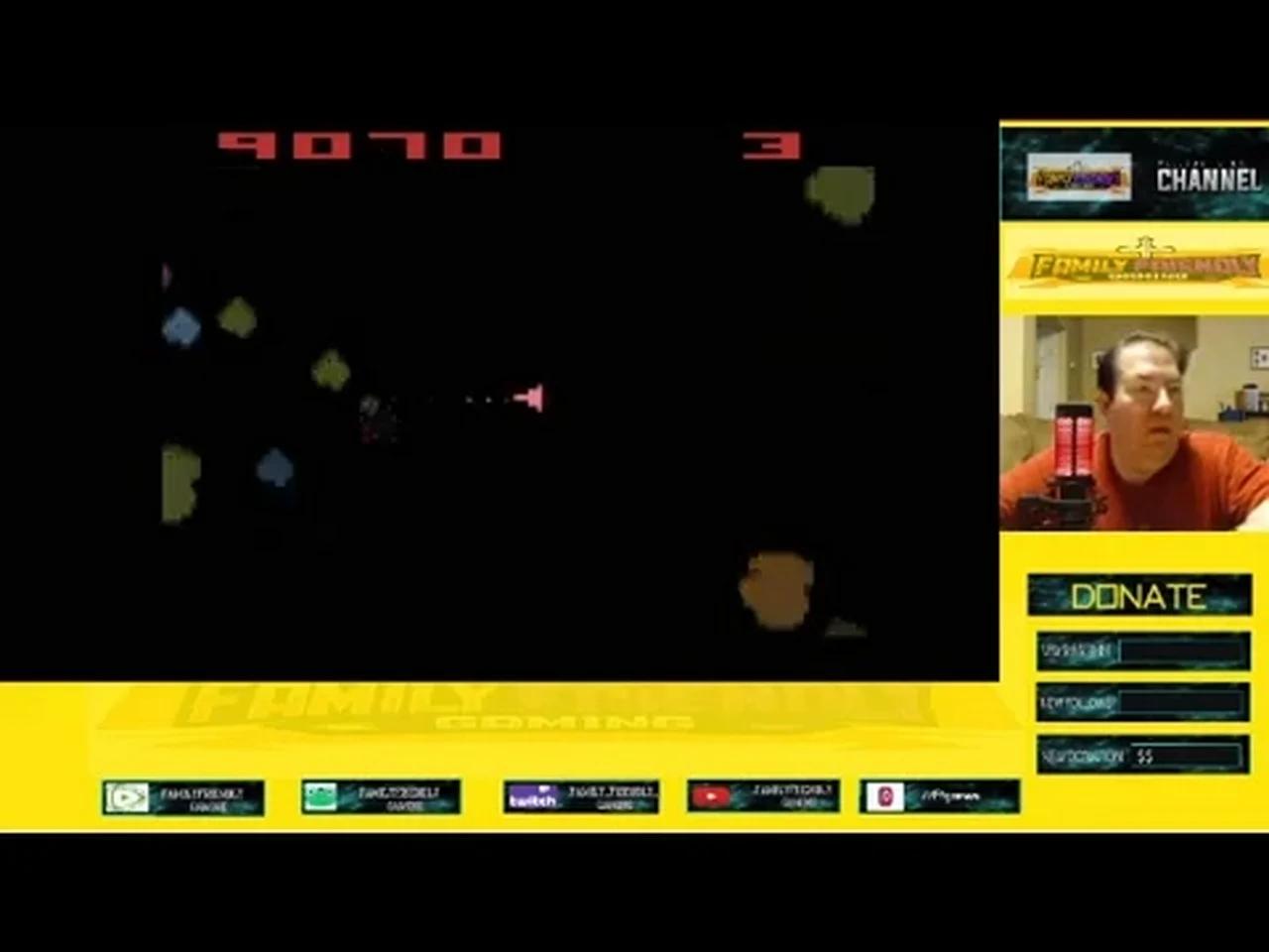 Asteroids Atari 2600 Gameplay
