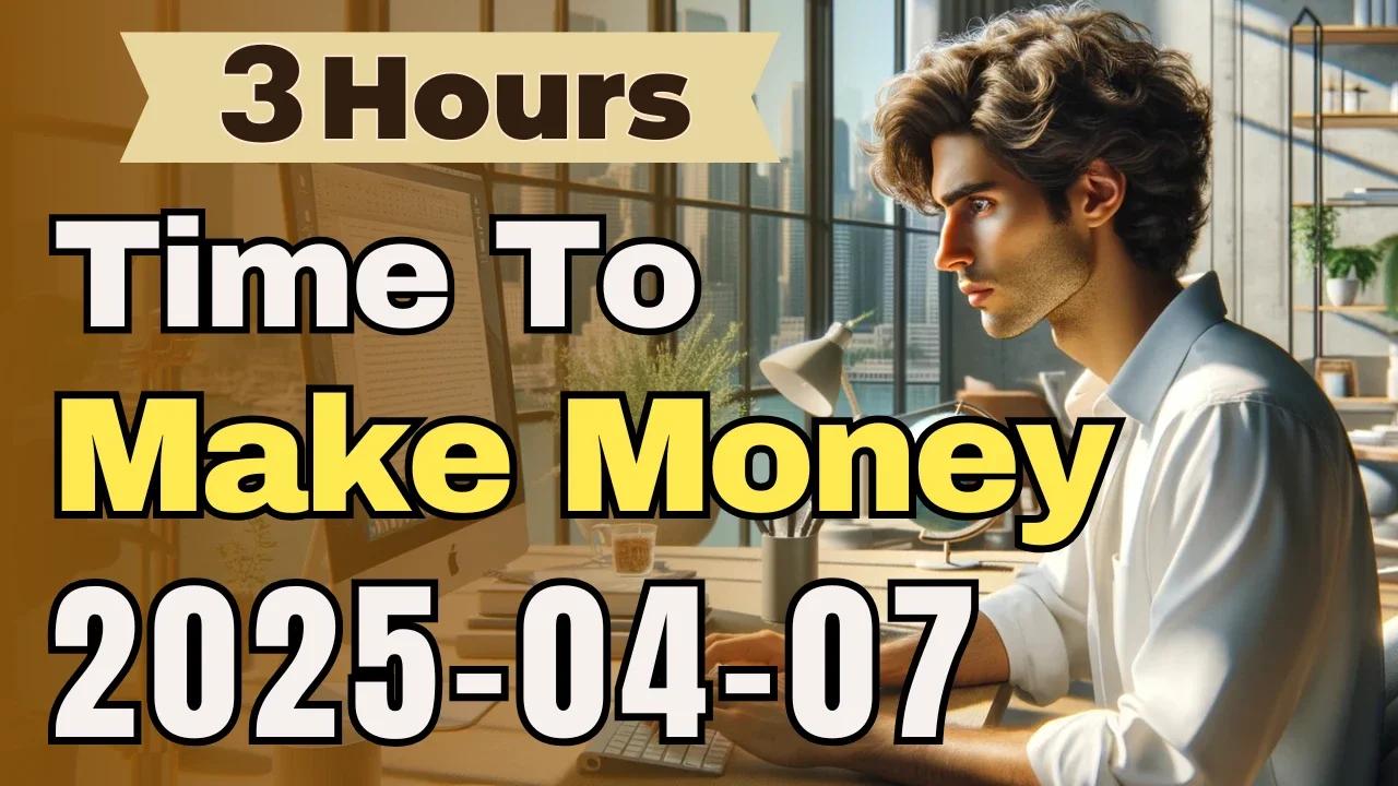 [15min ️1min] ⏰ / Let's Make Money With 3 Hour Pomodoro💰/ Poor Super Rich😎/ 2025-04-07