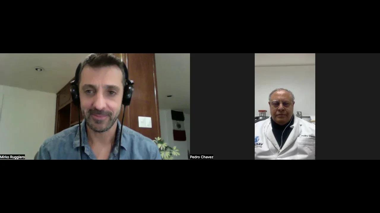 Platica, entrevista con el Dr. Pedro Chavez