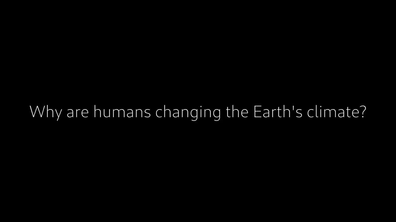 10. Why are humans changing the Earth's climate?
