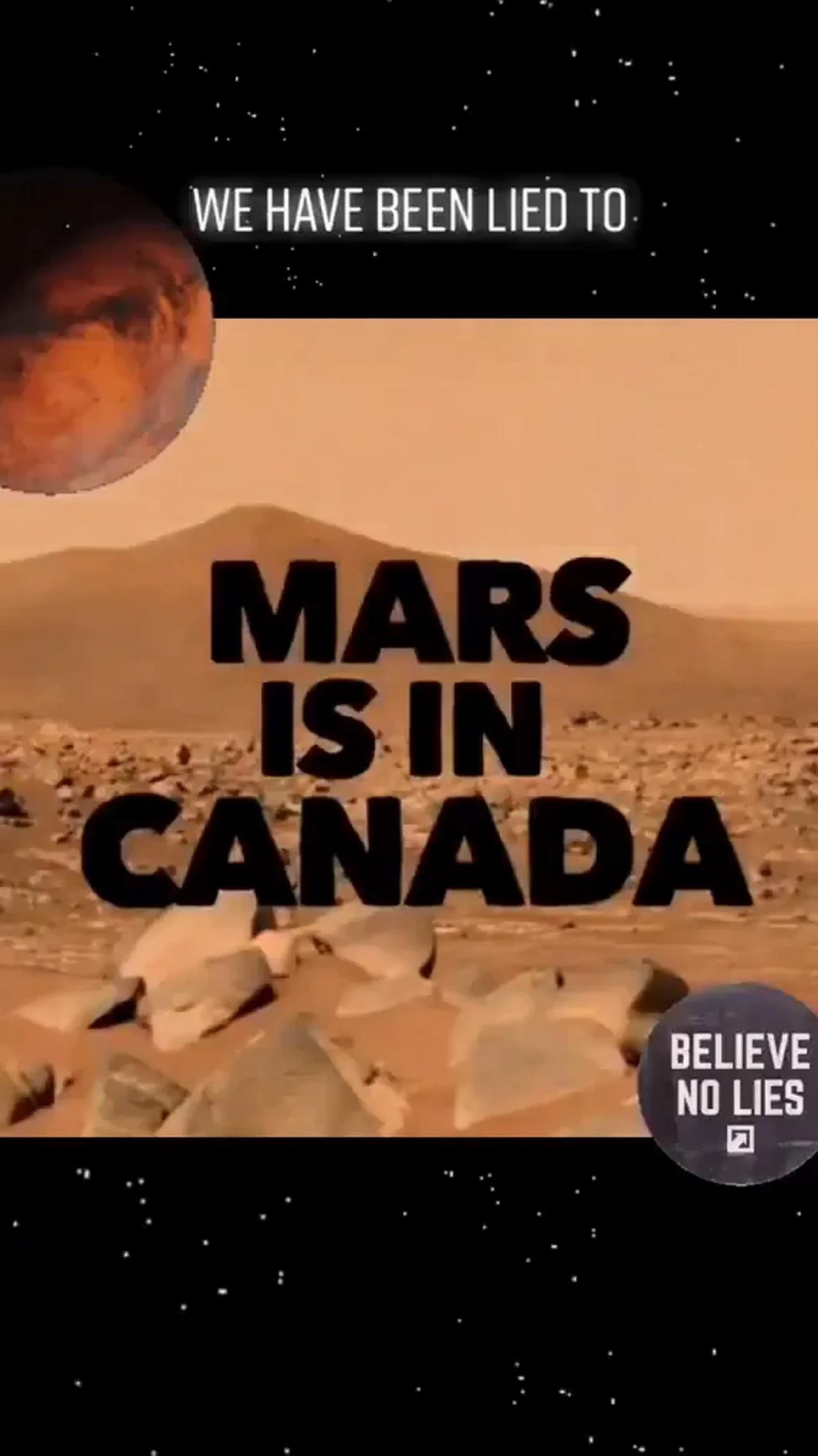 Mars is in Canada