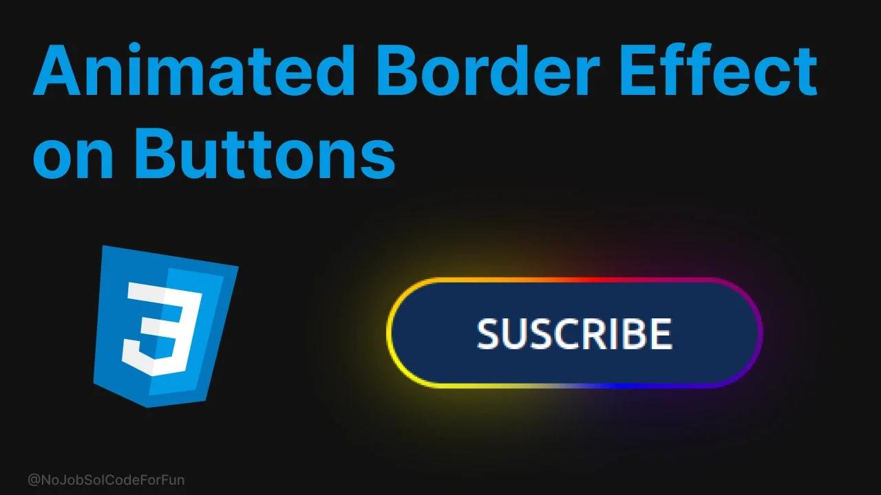 How to Create an Animated Radial Border Effect on Buttons with CSS
