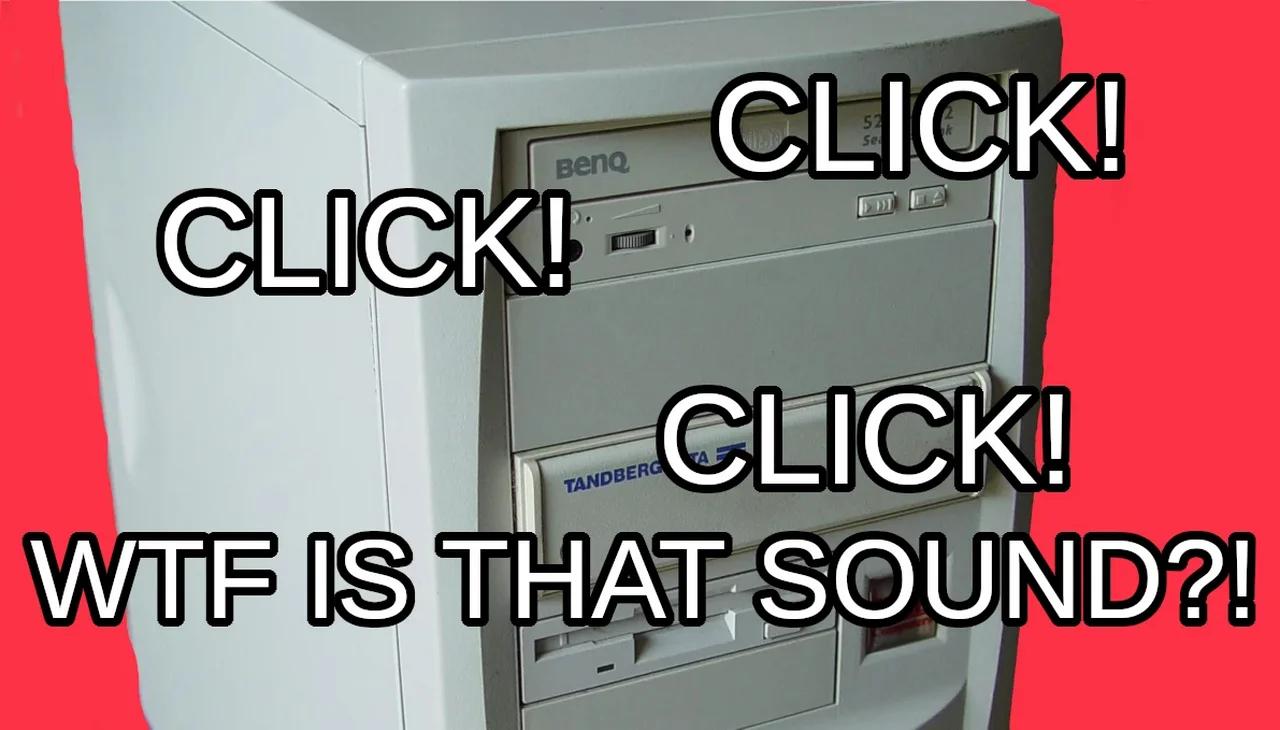 mysterious clicking from PC