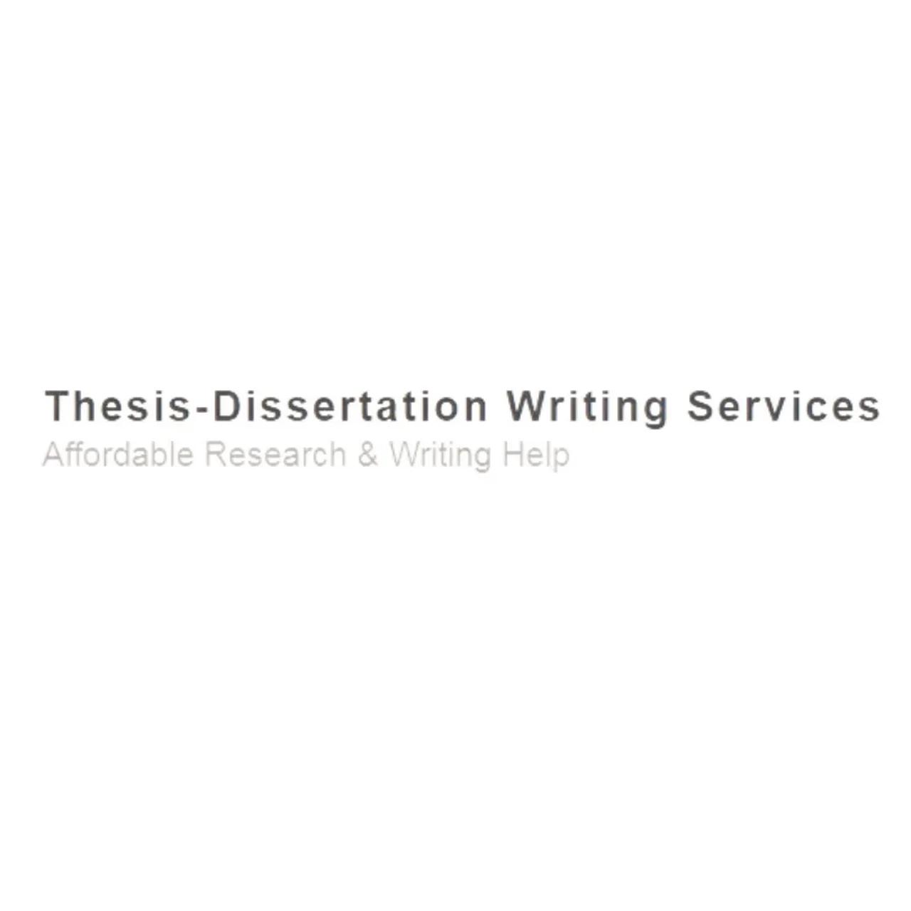 Thesis-Dissertation Writing Services