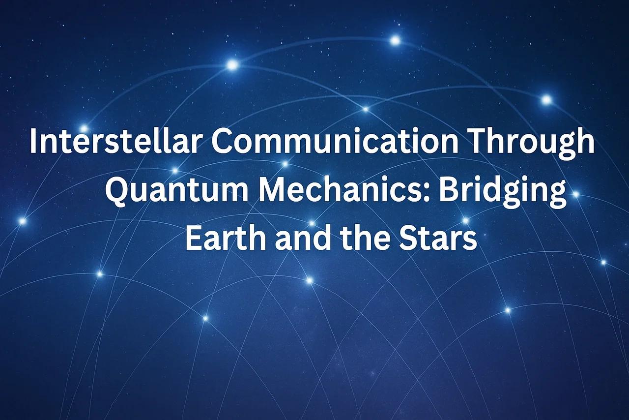 Interstellar Communication Through Quantum Mechanics: Bridging Earth ...