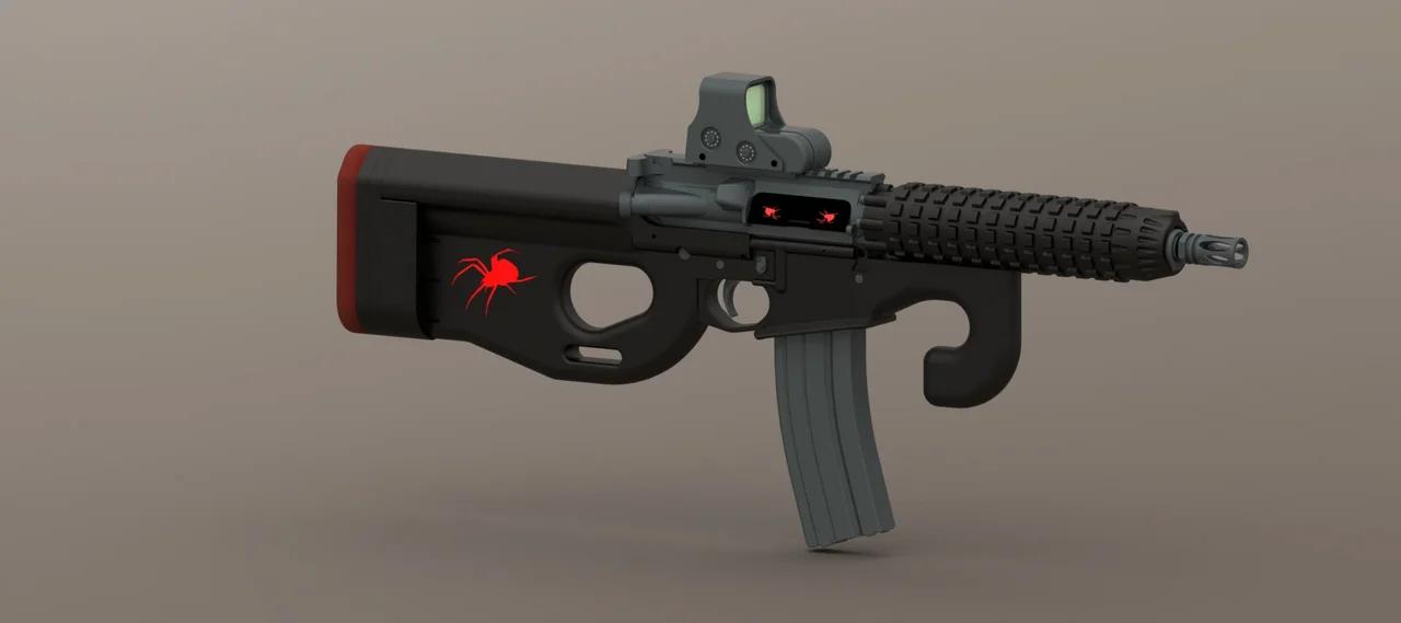 Complete P-90_AR-15 Build