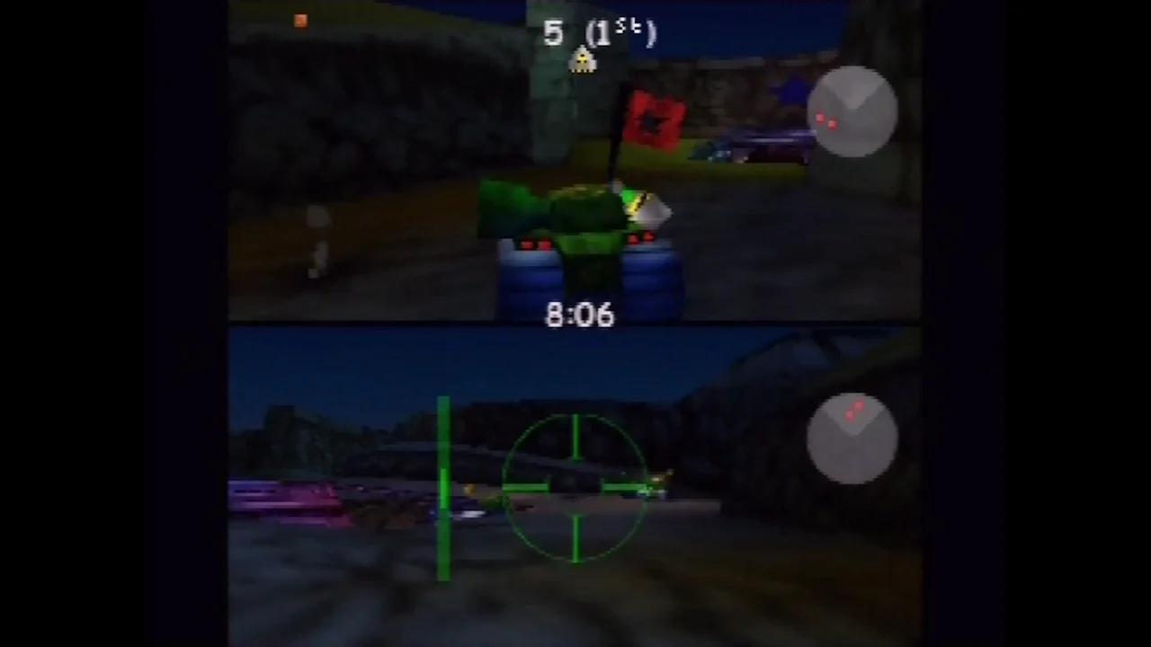 Conker's Bad Fur Day - Two-Player Tank Mode (Actual N64 Capture)