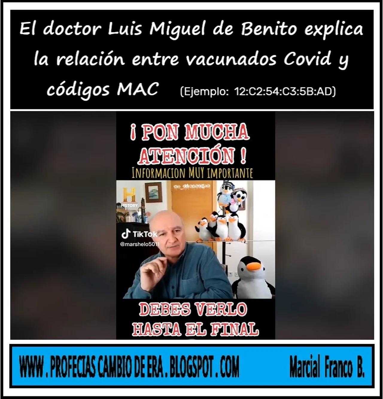 El doctor Luis de Benito explica la relación entre vacunados Covid y ...