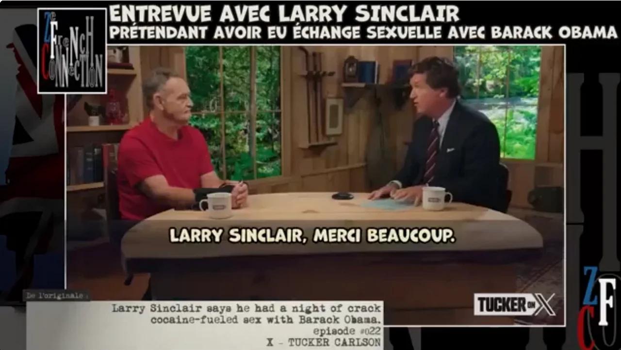 TUCKER CARLSON - 08.09.2023 - Larry SINCLAIR fait des déclarations sur ...