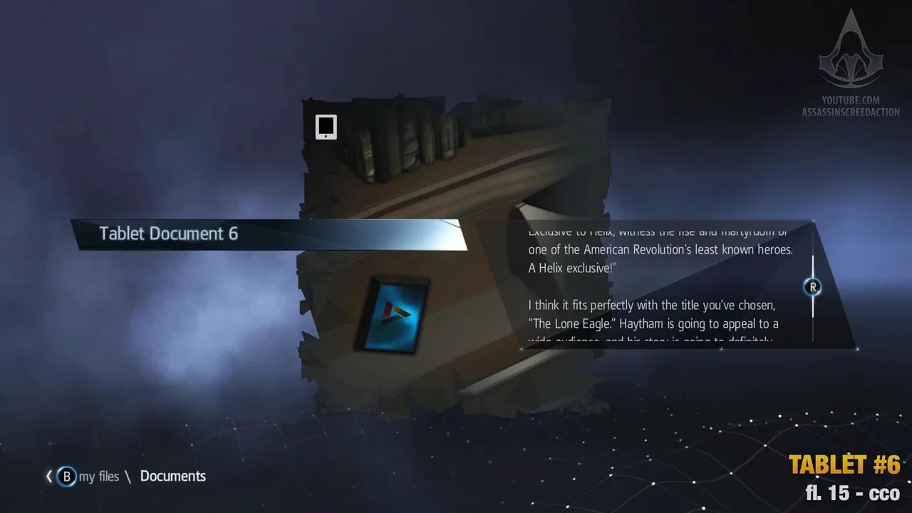 Assassin's Creed_ Rogue - Side Memories - All Abstergo Tablets Assassin's Creed_ Rogue - Side Memories - All Abstergo Tablets