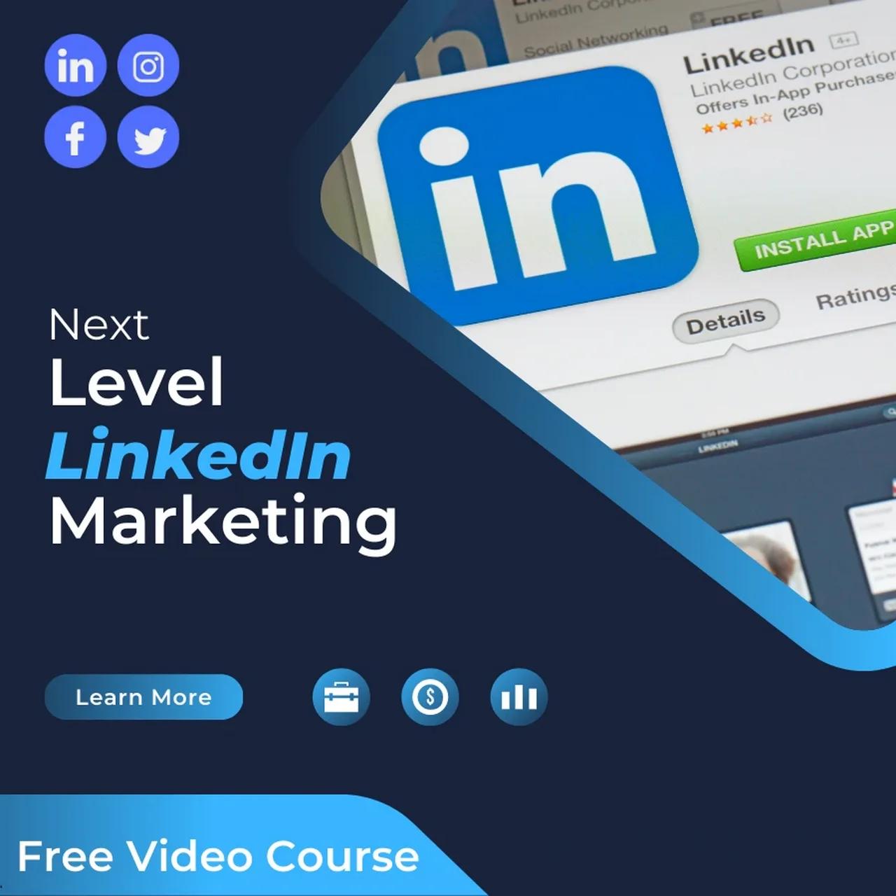 Generate Passive Income From Next Level Linkedin Marketing Free Video Course