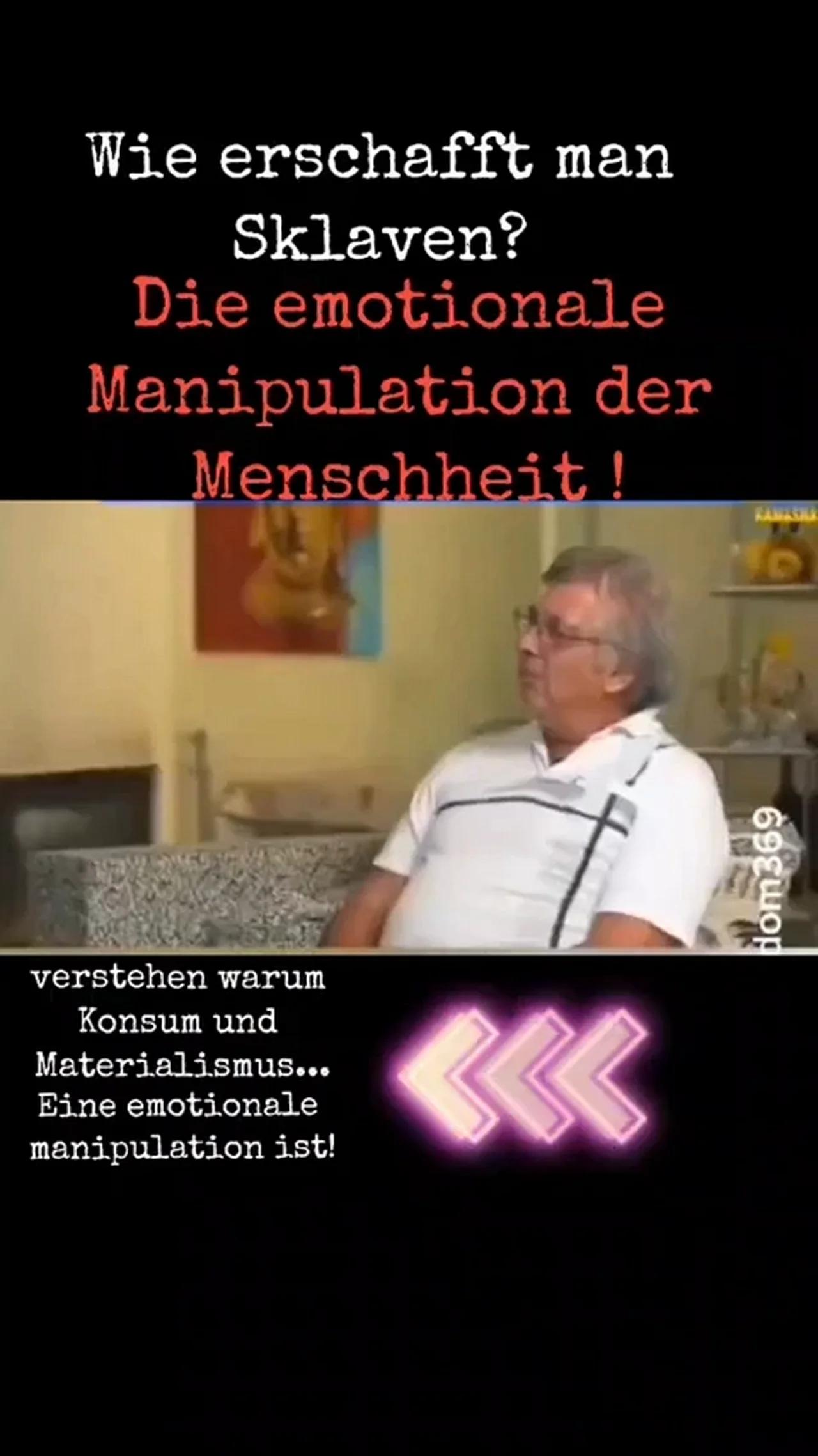 Wie erschafft man Sklaven? Die emotionale Manipulation der Menschheit