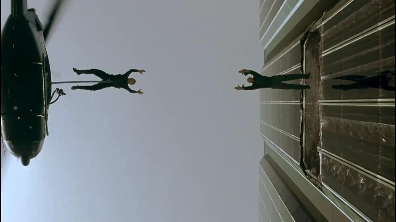 Neo saves Morpheus | The Matrix