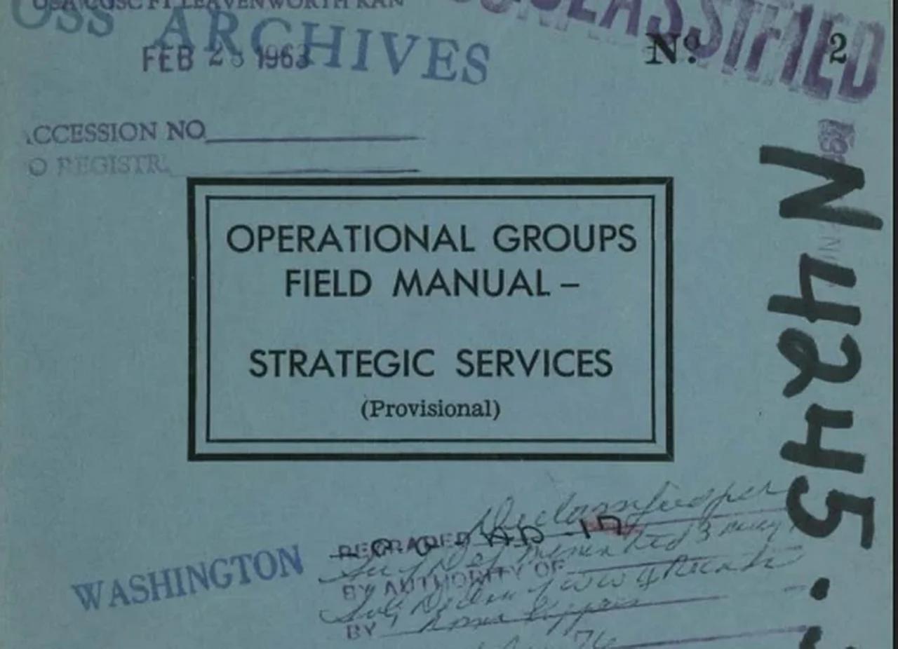 OSS Operational Groups Field Manual (25 APR 1944)