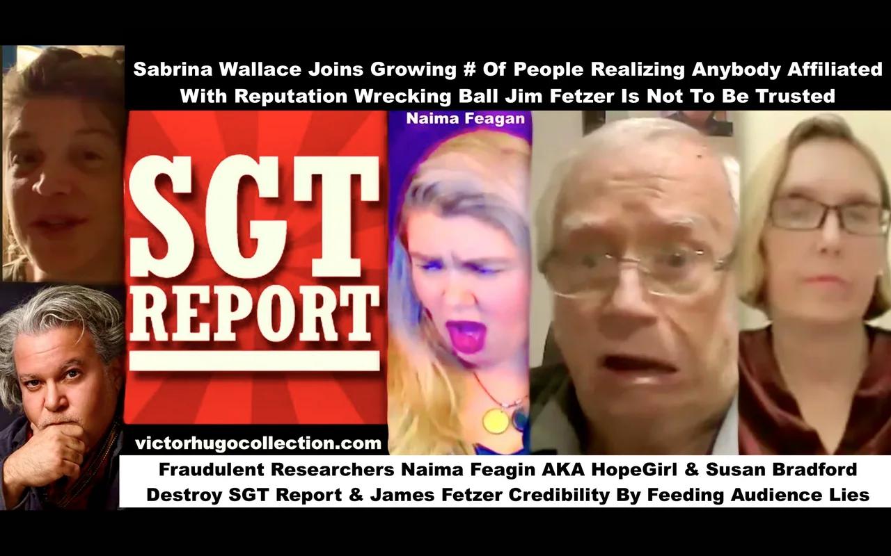 Sabrina Wallace Joins Victor Hugo WARNING About Frauds SGT Report Jim ...