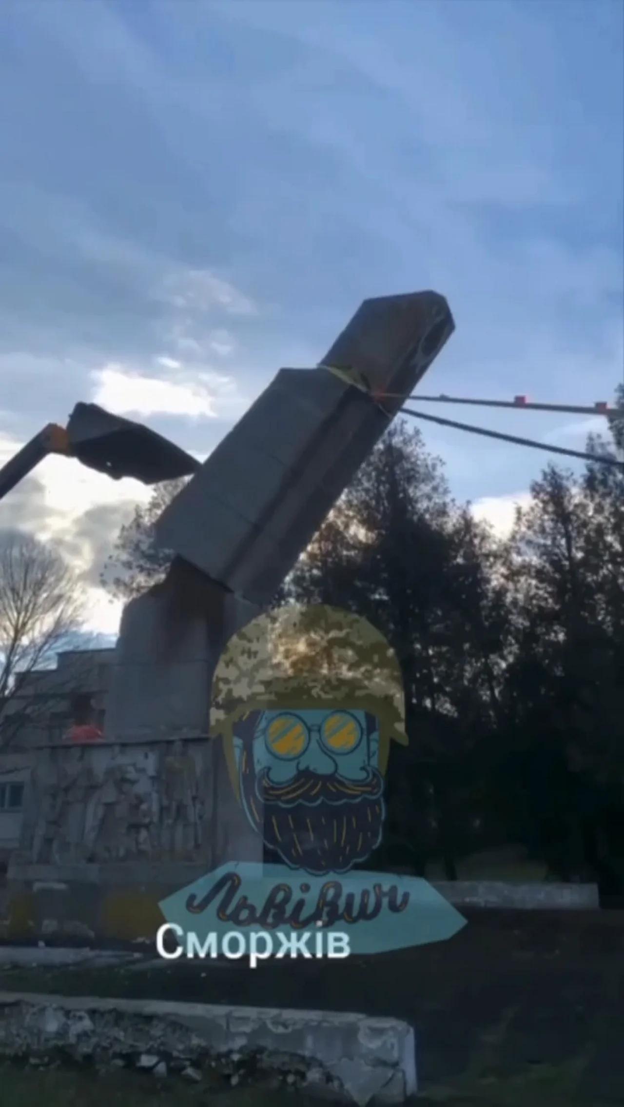 The last Soviet monuments destroyed in Lvov