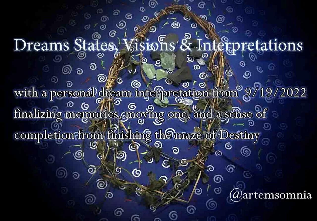 Dreams States & Interpretation: Maze of Locked Doors & Meeting The ...