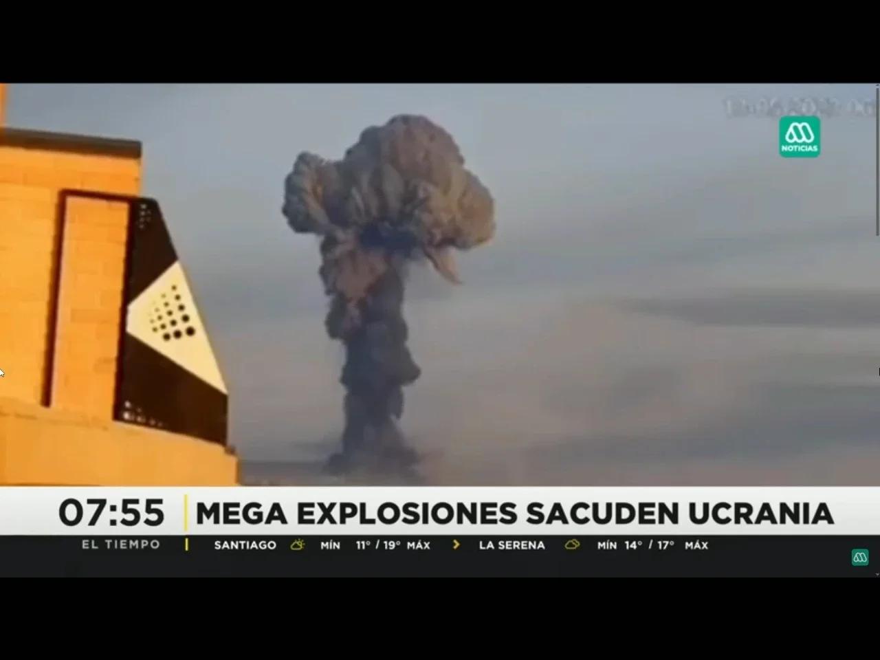 CUESTIONES TRAS LA EXPLOSION DEL 13 DE MAYO AL OESTE DE UCRANIA