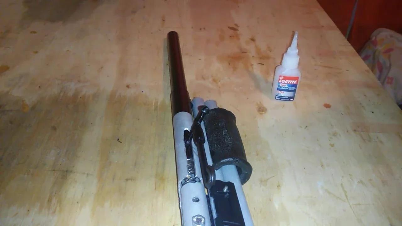 Arma caseira finalizada.Parte-3.