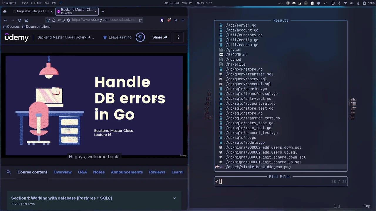Backend Master Class Course Study | Handle DB Errors After Adding Users Table