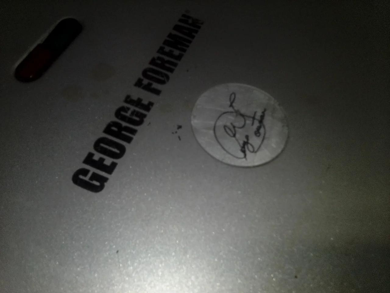 Grey Double Wide Electric George Foreman Grill With Lit Heat Indication ...