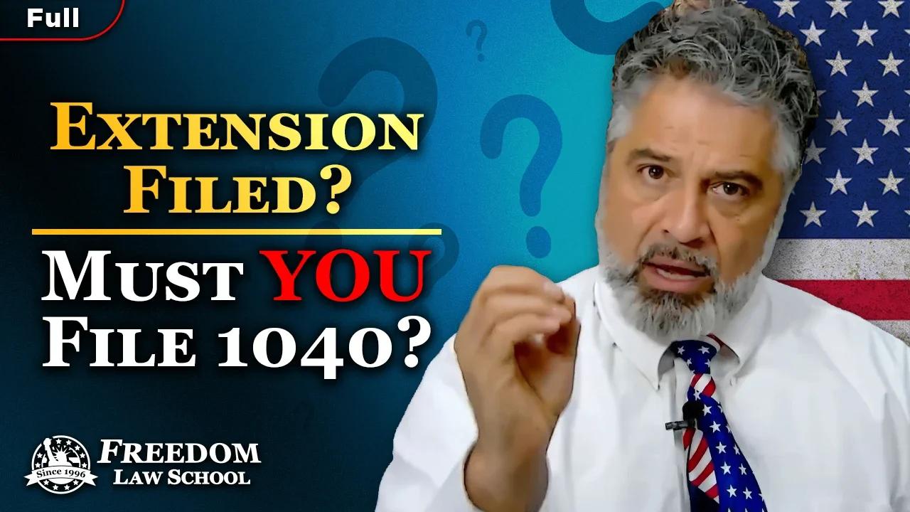 If I filed an IRS extension to file a 1040 Form, am I required to file ...
