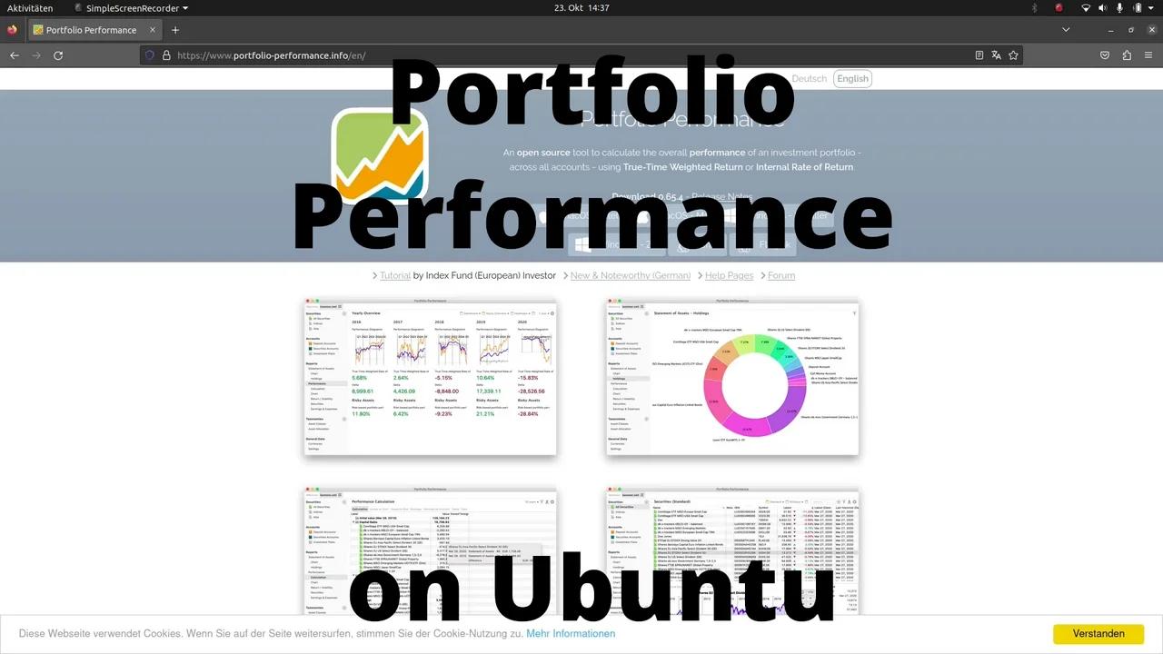 Installing Portfolio Performance On Ubuntu