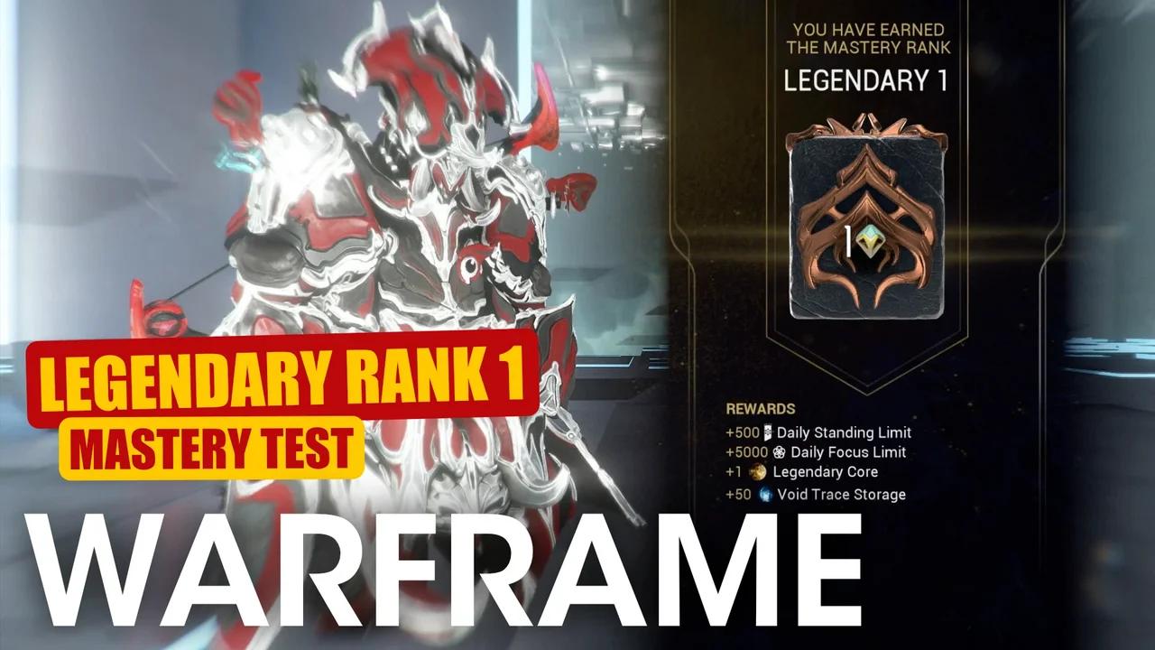 Legendary Rank 1 Mastery Test - Warframe (Rank 31 Test)