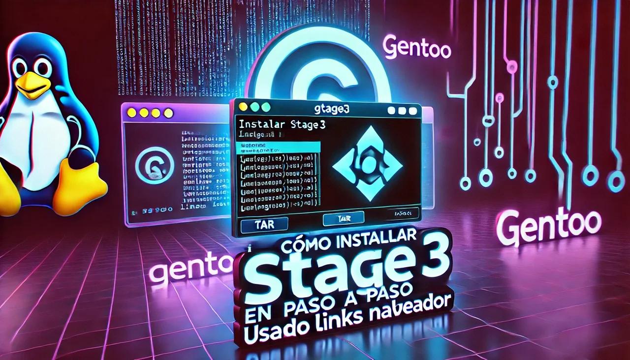 Cómo Instalar Stage3 en Gentoo Linux PASO A PASO | Usando Navegador Links