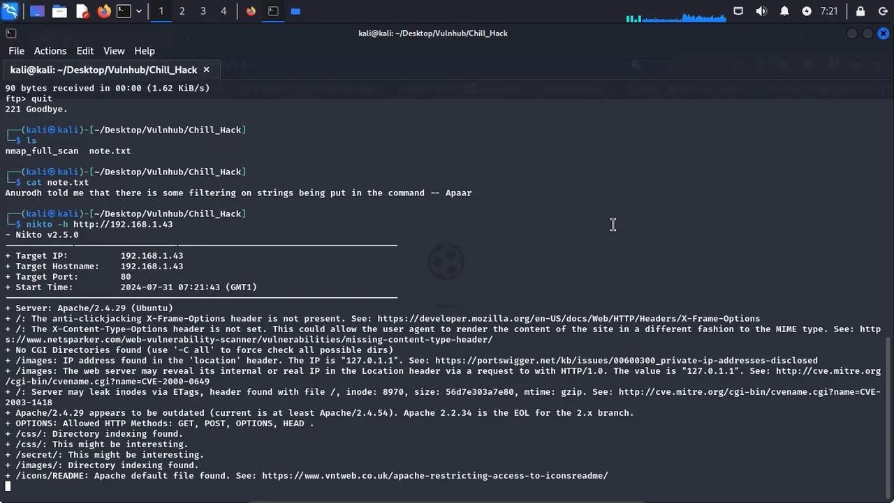 Chill_Hack - VulnHub Walkthrough