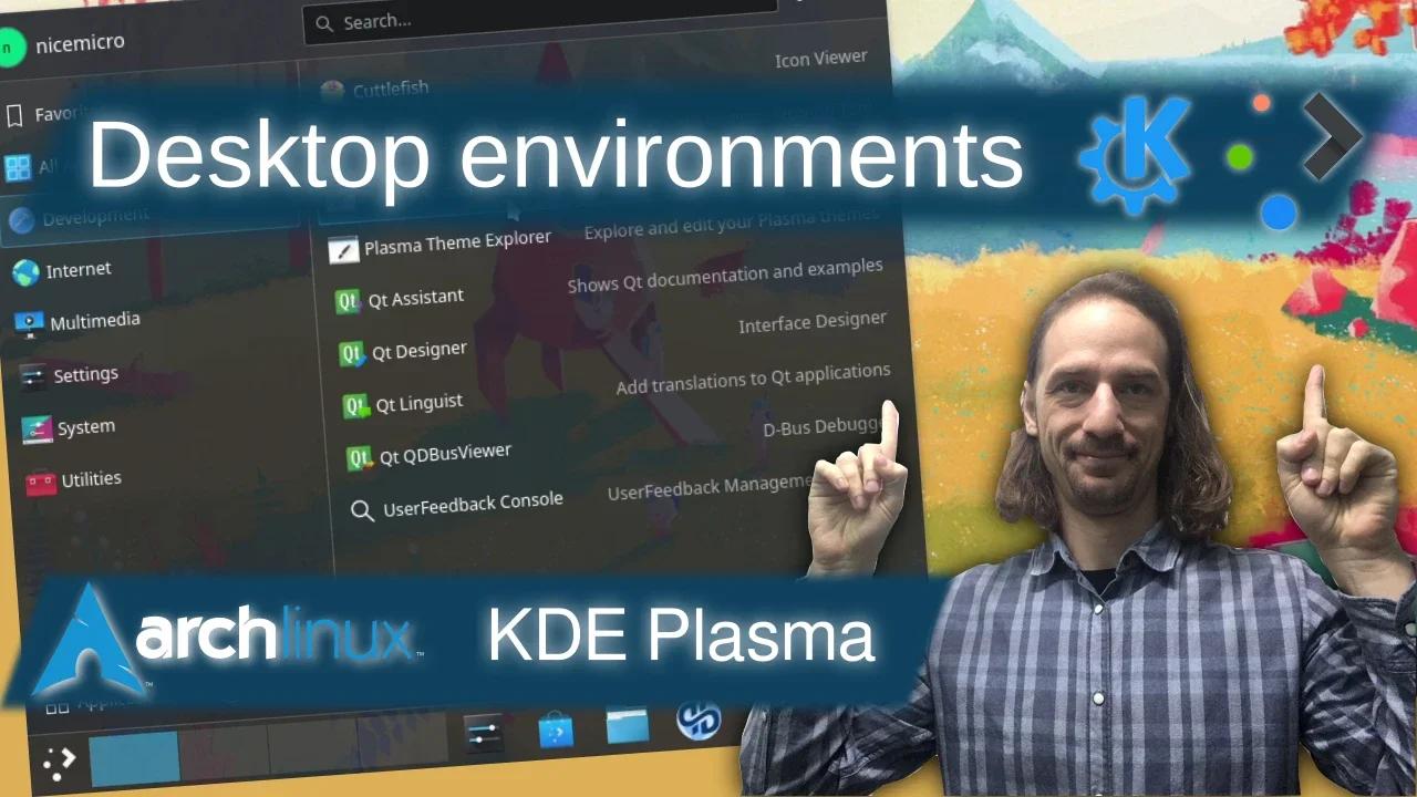 KDE Plasma: Desktop Environments on Arch Linux Ep. 8