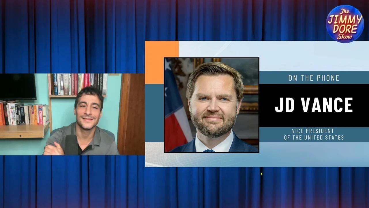 JD Vance and Jake Tapper call in (Mike MacRae) The Jimmy Dore Show