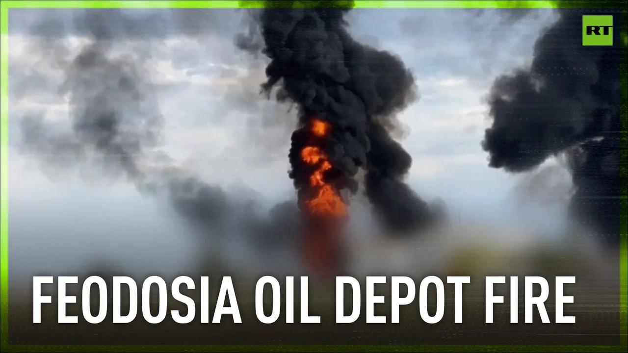 State of emergency declared after Crimea oil depot fire