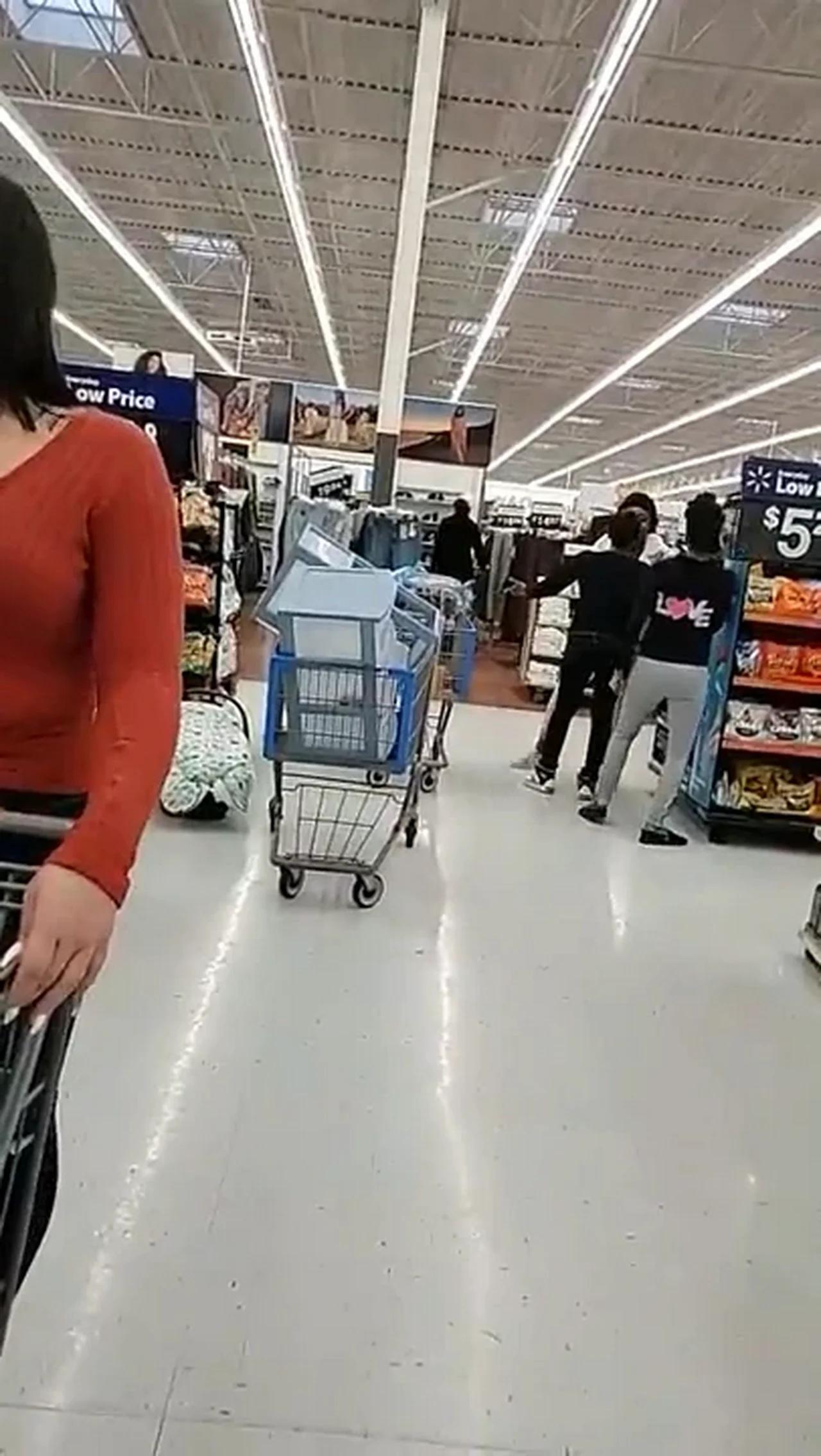 Three Skanks Causing A Scene At Walmart