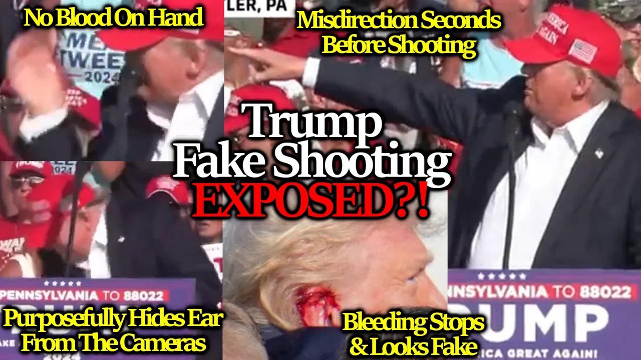TRUMP FAKE SHOOTING EXPOSED?! More Evidence Shows This Was Possibly ...