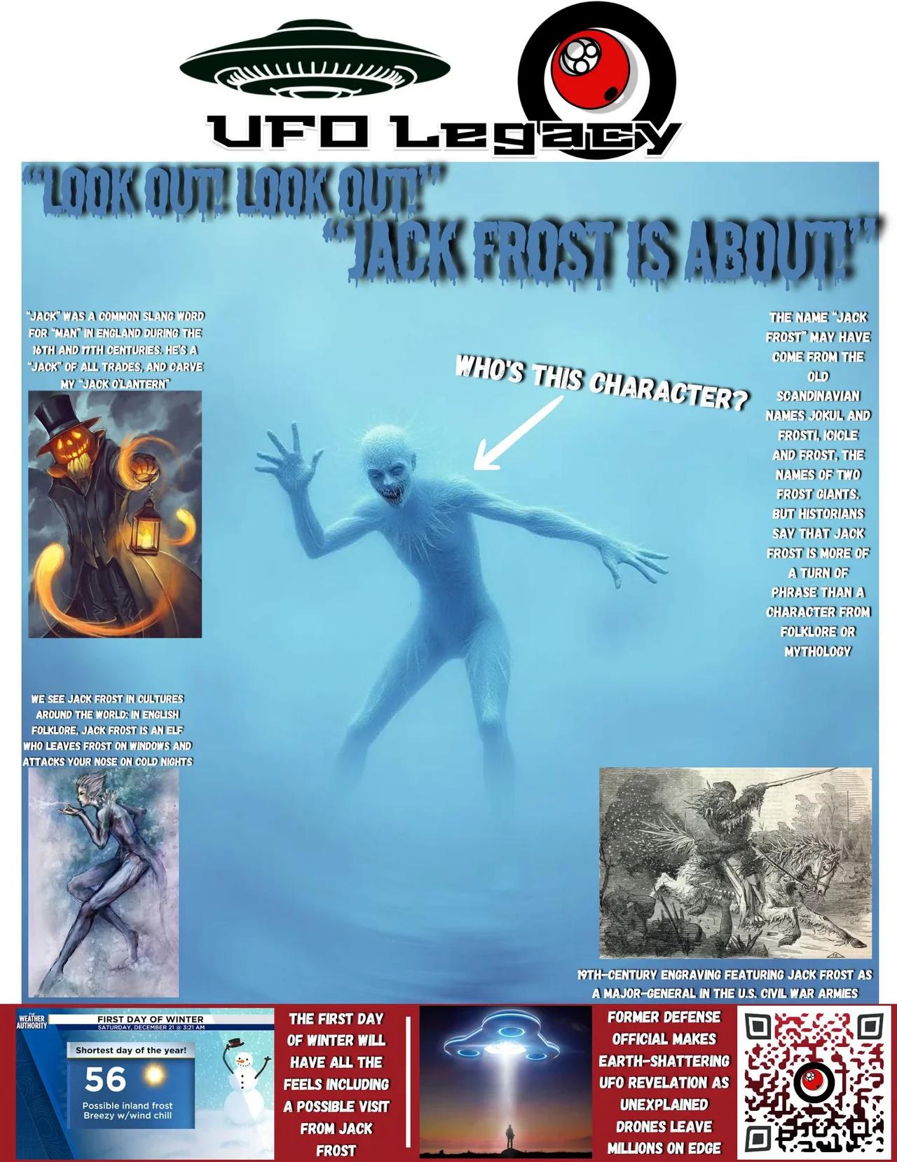 "Look out! Look out! Jack Frost is about!" Winter is coming
