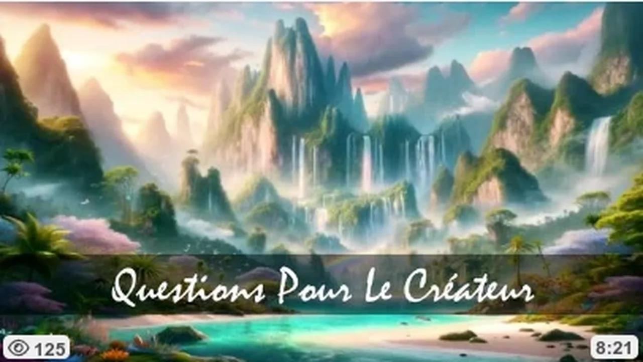 QUESTIONS POUR LE CRÉATEUR (ERIC DUBAY)