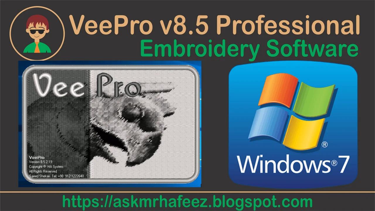 Get Ready to Instalaltion VeePro v8.5 Professional Embroidery Software ...