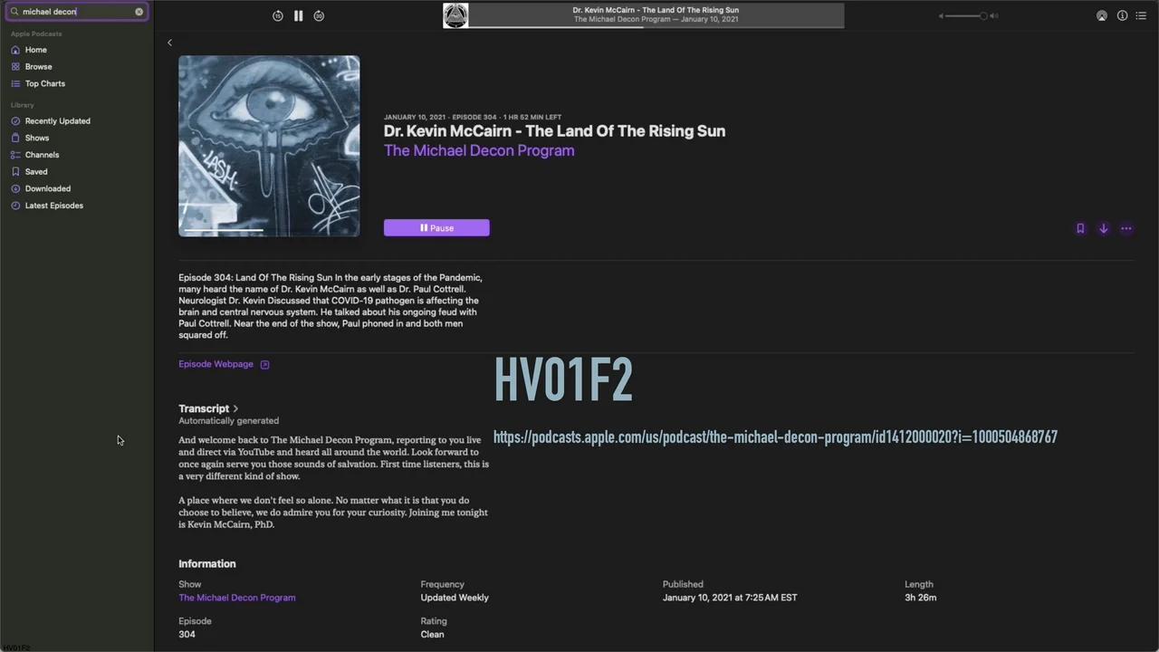 (Jan 10 2021) Kevin McCairn on Michael Decon Ep 304 (w/ on-air Paul ...