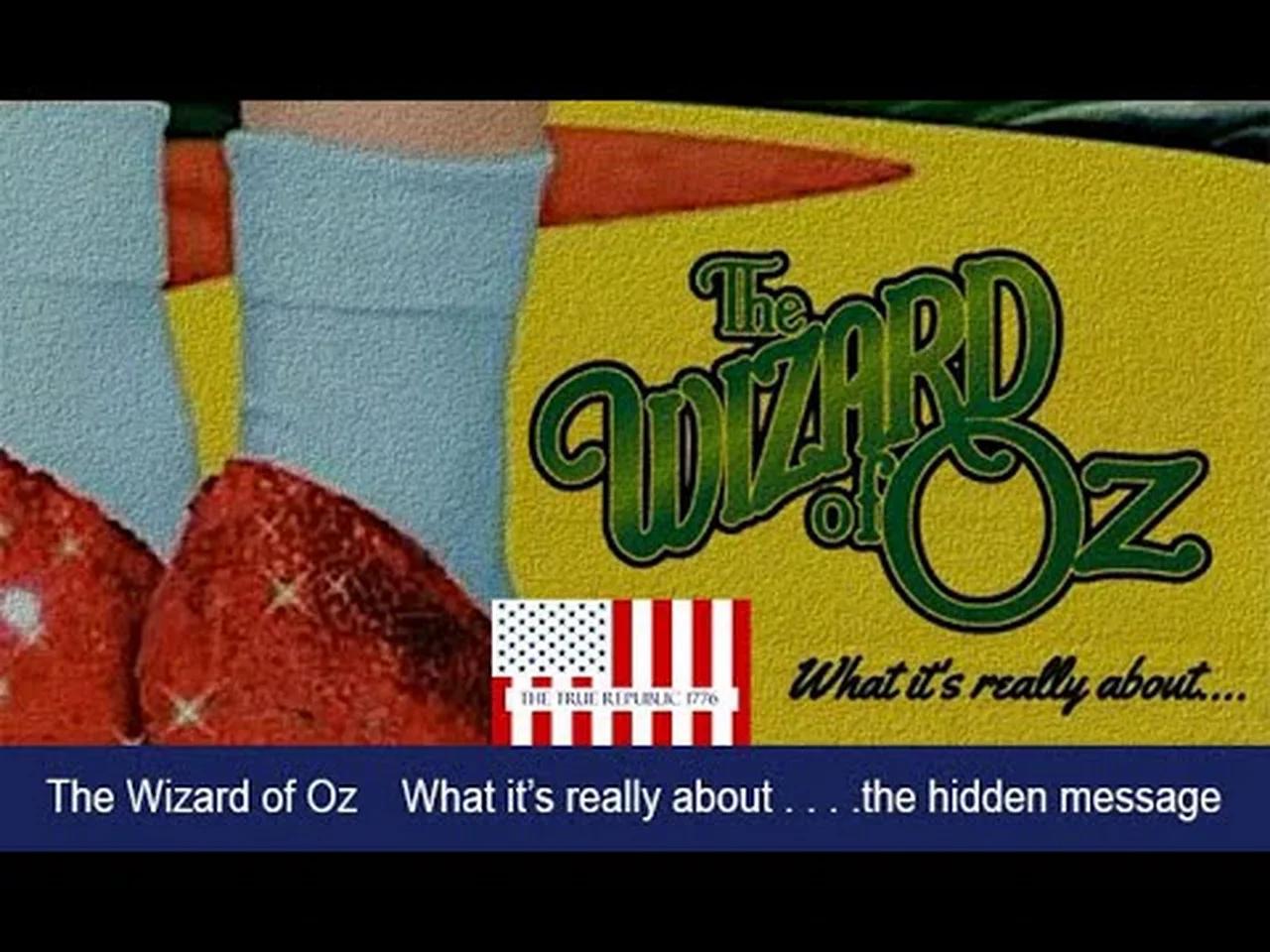The Wizard Of OZ Movie Real Meaning - Great Awakening Road To GESARA ...