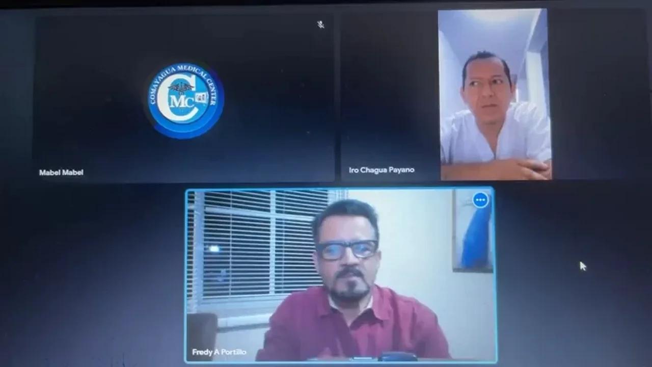 El Dr. Fredy Portillo y el Dr Iro Chagua de Peru en la nueva mentira