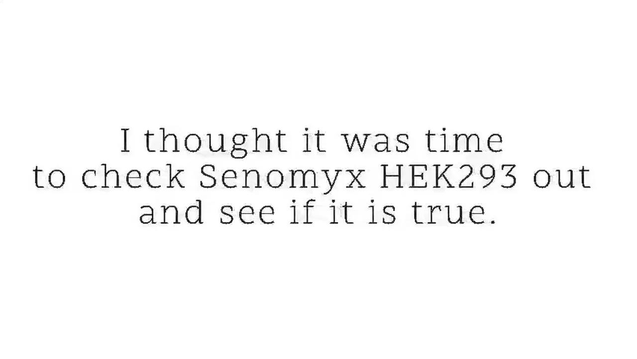 Senomyx HEK293
