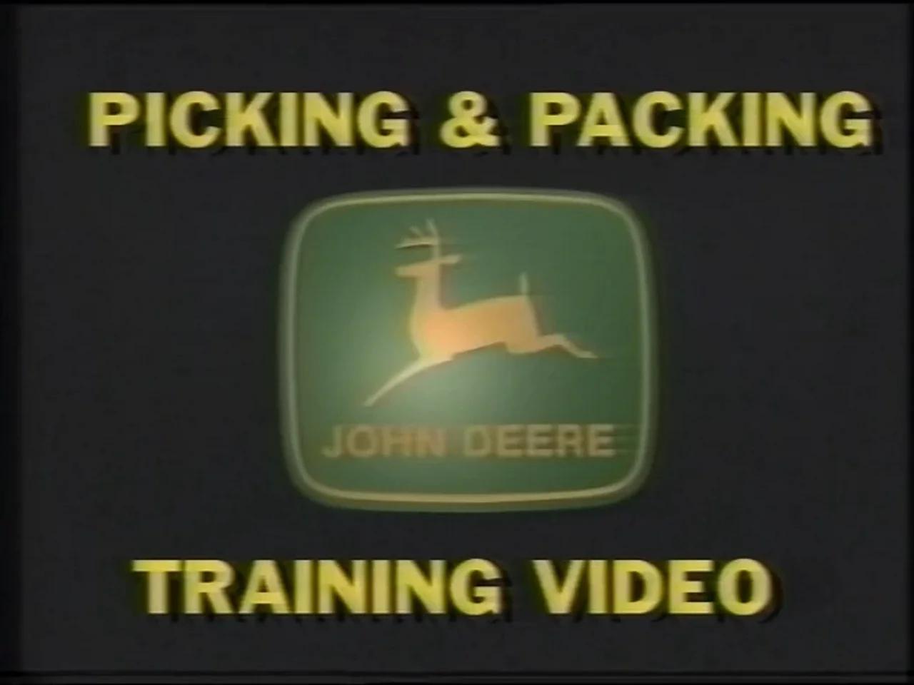 John Deere Training Video - Dave Bailey "Picking & Packing" (Columbus Warehouse, Sept 1990)