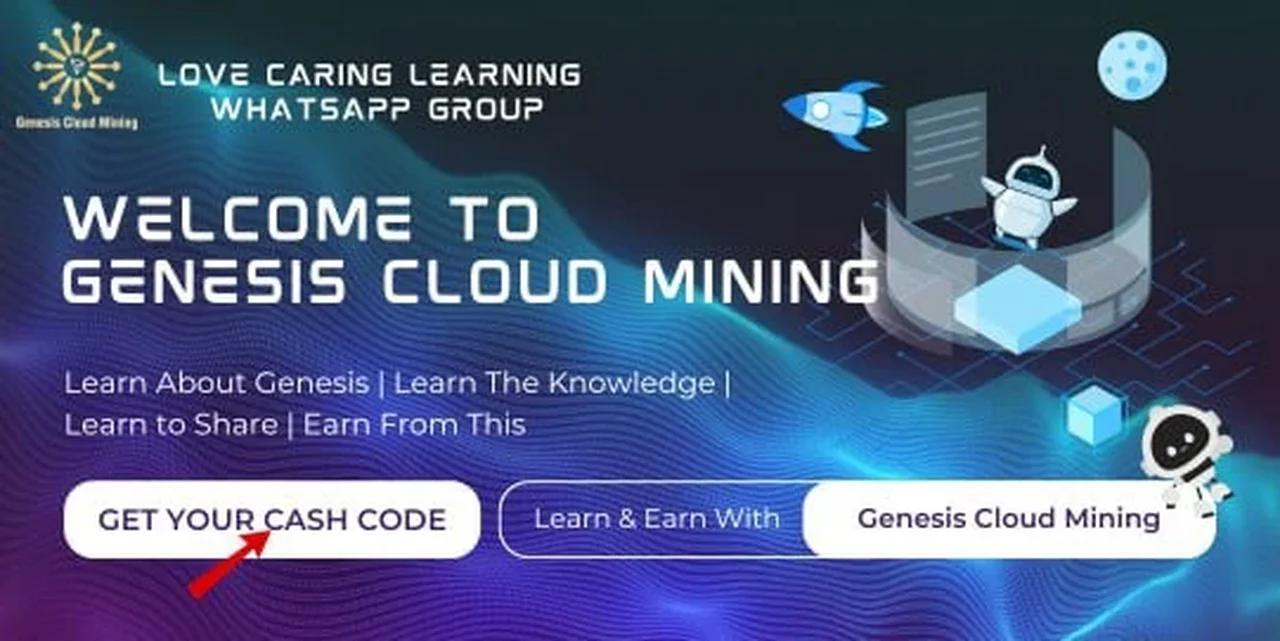 Cryptocurrency mining application: Genesis Cloud Mining