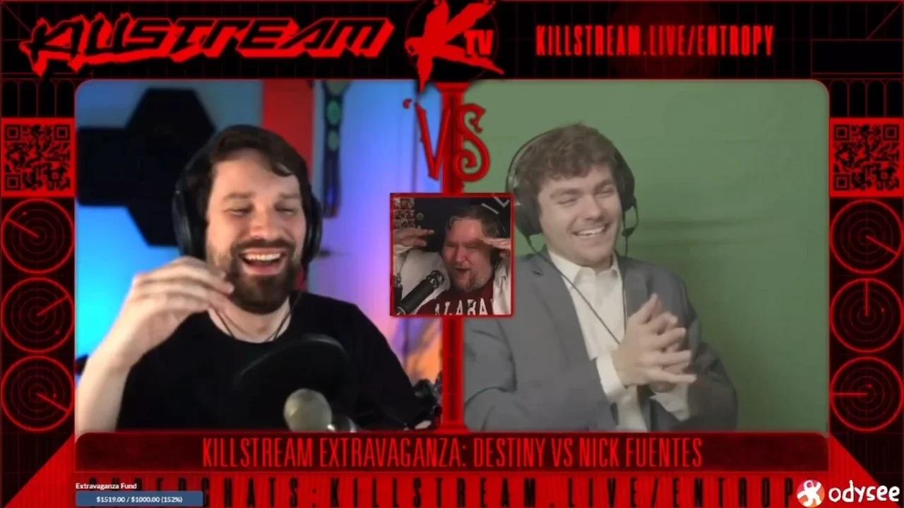 Nick Fuentes & Destiny Chat After The Russia/Ukraine Debate & Become ...