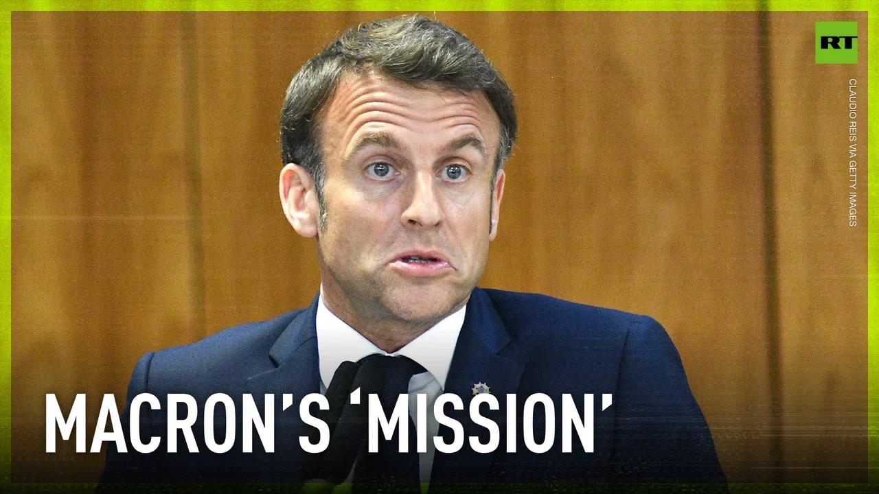 Macron in pursuit to chart EU’s path in the world while it faces ...