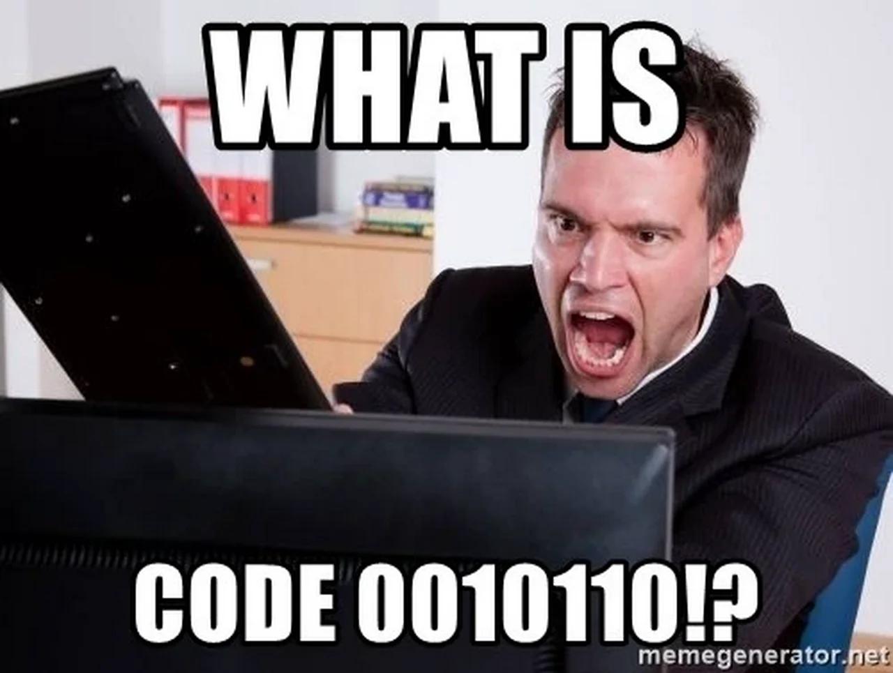Yelling at my computer