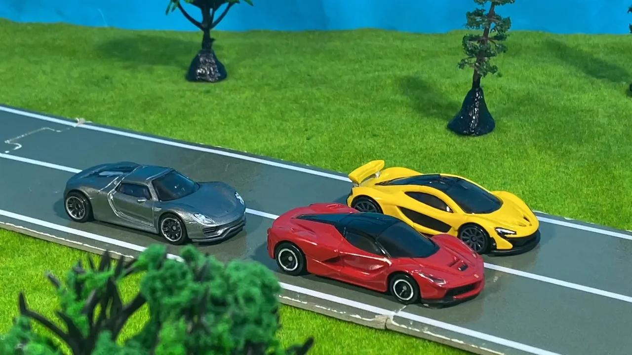 The Holy Trinity Hypercars Stop Motion (Stop Motion Studio)