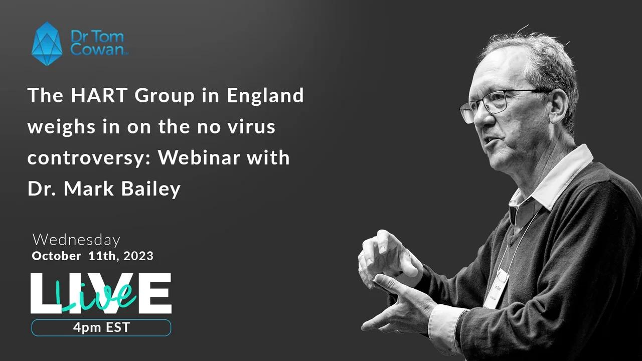 Webinar with Dr. Mark Bailey on the HART Group: October 11, 2023