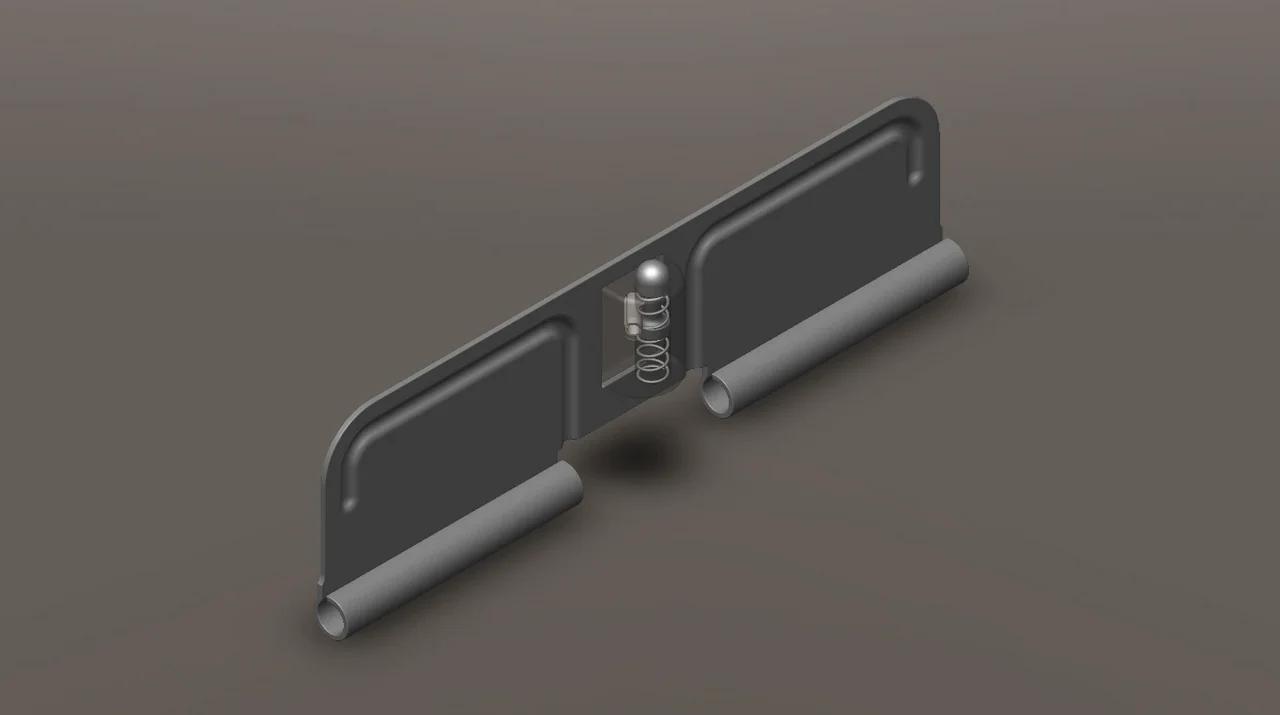 M16A1 cover latch assembly